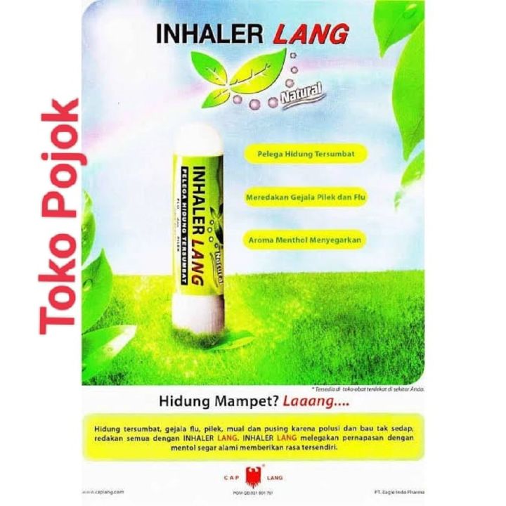 Inhaler Hidung - Inhaler Cap Lang - Inhaler fresh cap Lang | Lazada Indonesia