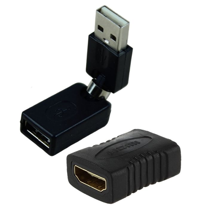 Versatile 2 in 1 HDMI & USB Gender Changer Adapter Set – HDMI Female to ...