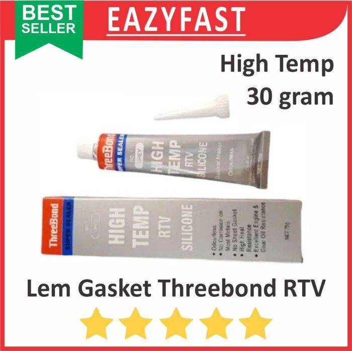 Lem Paking Gasket Mesin Threebond RTV Abu 30 gram 30gr High Temp Grey ...