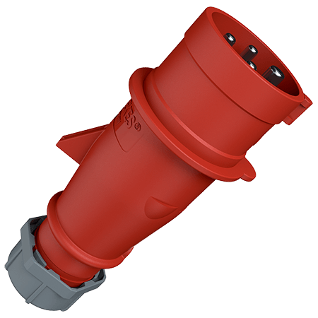 MENNEKES PLUG, MENNEKES 264, 4P, 32A, IP44, 400V, Industrial Plugs ...