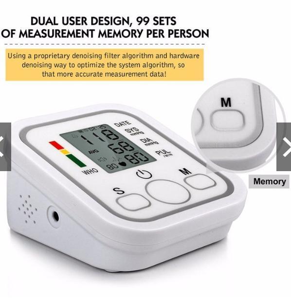 Electronic Digital Automatic Arm Blood Pressure Monitor | Lazada PH