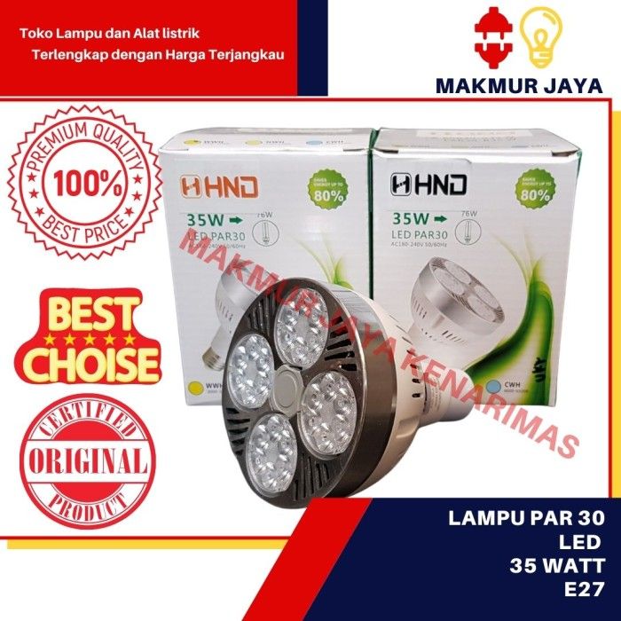 Lampu PAR30 LED 35 watt hinode indoor/ lampu spootlight led indoor ...