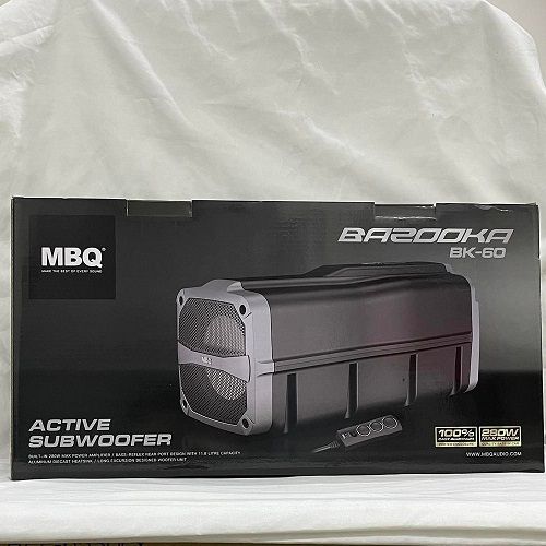 MBQ BAZOOKA BK-60 ACTIVE CAR-SUBWOOFER | Lazada PH