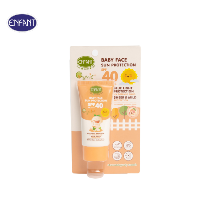 ENFANT (อองฟองต์) Baby Face Sun Protection SPF40 PA++++ โลชั่นกันแดด ...