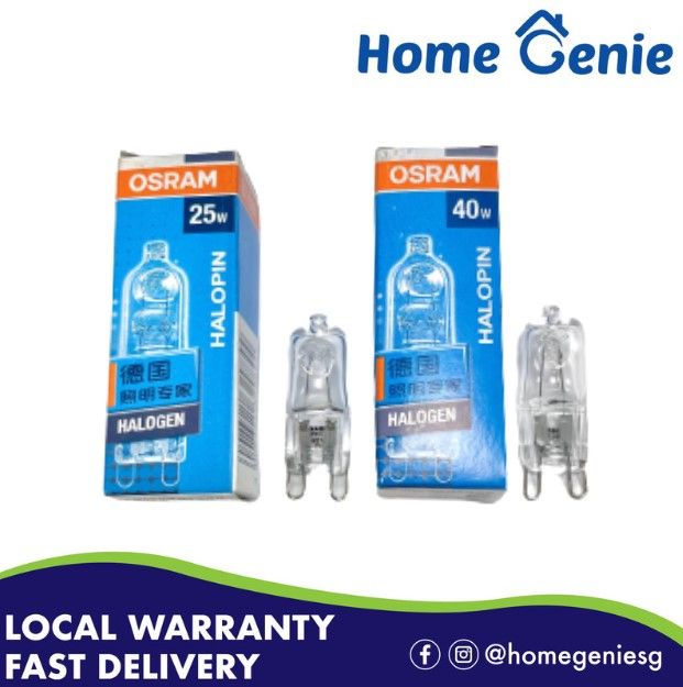 Osram Halopin 25w/ 40w Halogen G9 Base Capsule Bulb | Lazada Singapore