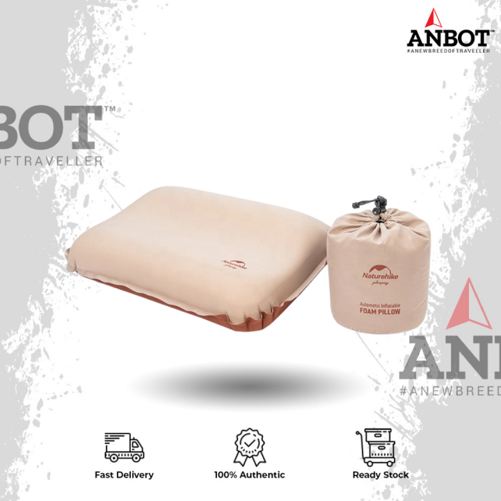 Naturehike NH21ZT001 3D Automatic Inflatable Sponge Pillow | Lazada