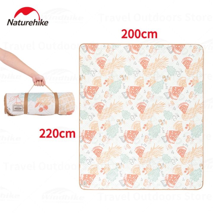 Naturehike Spring Summer Picnic Mat Polyester Peach Skin Waterproof ...