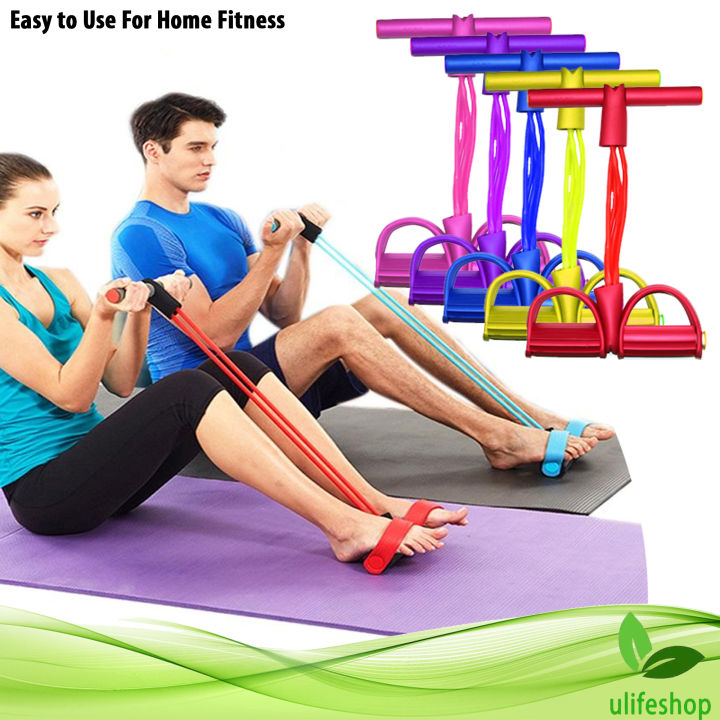 City Goods Tummy Trimmer Home Fitness Sit Up Pull Rope Exercise Sport ...