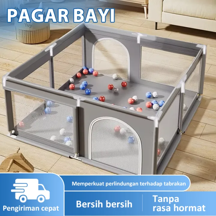 Pagar pengaman bayi untuk bermain/pagar bayi kolam mandi anak/tempat ...