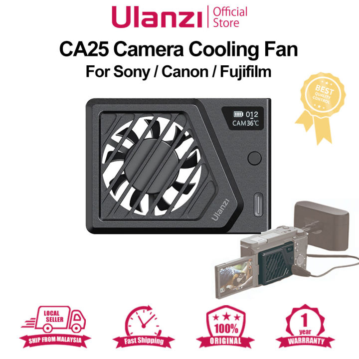 Ulanzi CA25 Camera Cooling Fan For Sony ZV-E1 , A7M4 , A6400/ Canon R8 ...