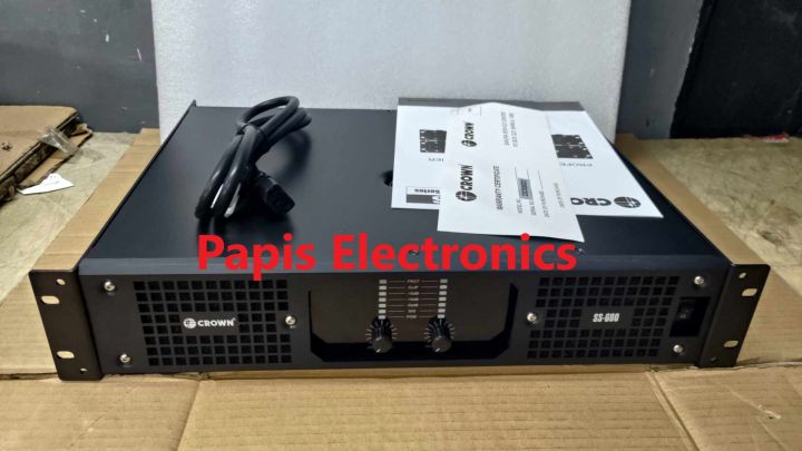 CROWN SS-600 Power Amplifier 600W | Lazada PH