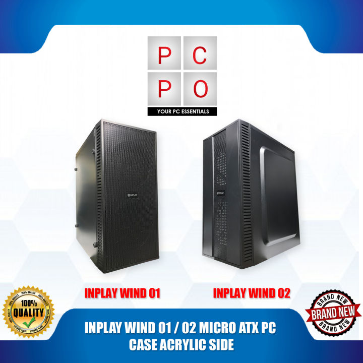 INPLAY WIND 01 / 02 MICRO ATX PC CASE ACRYLIC SIDE | Lazada PH