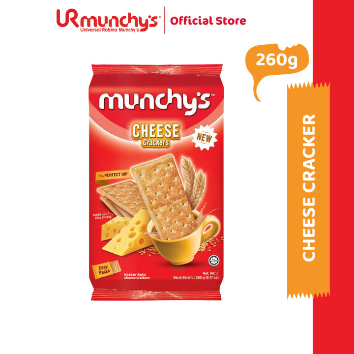 Munchys Cracker Cheese 260g | Lazada
