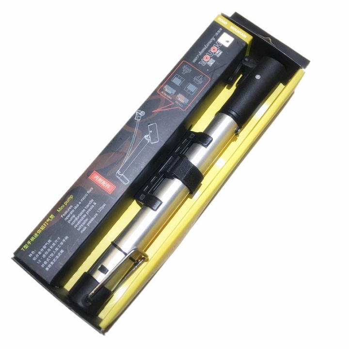 GM3128 portable aluminum tube bicycle inflator Mountain bike inflator ...