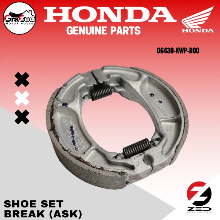BRAKE SHOE FRONT / REAR for Honda Dio 2021 (06430-KWP-D00) GENUINE ...