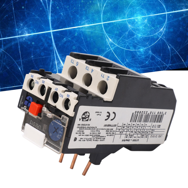 Thermal Overload Relay 5.5 To 8A 1 NO 1 NC Manual Automatic Reset ...