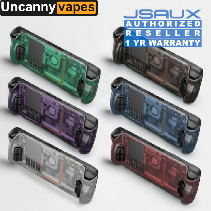 JSAUX Transparent Back Plate Compatible for Steam Deck DIY Clear ...