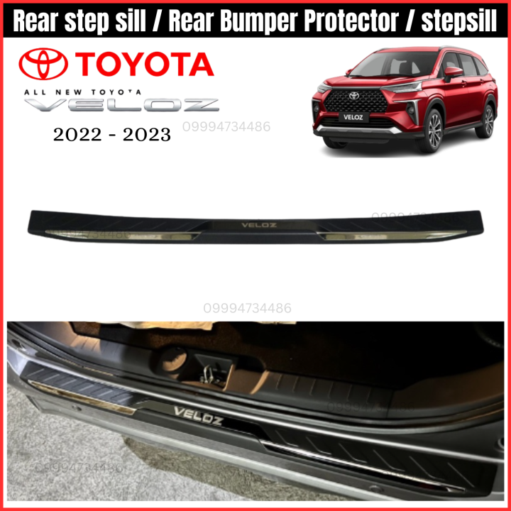 Toyota Avanza Veloz 2022 to 2024 V2 Rear Bumper Protector Stepsill ...