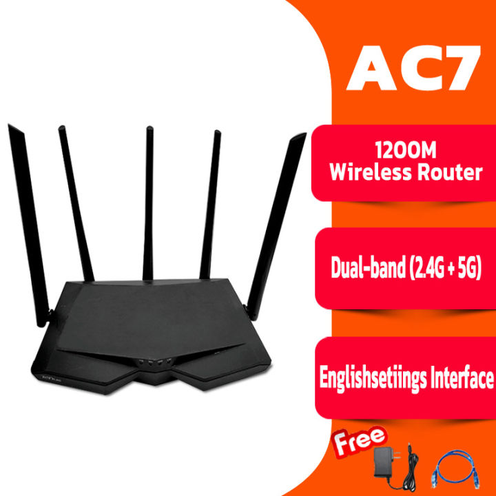 [PRELOVED]TENDA AC7 AC1200M Smart Dual Band 2.4GHZ/5GHZ Wifi Router ...