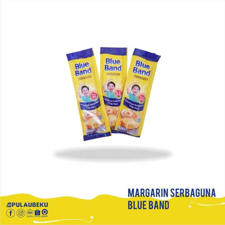Blue Band Serbaguna 1 renceng Margarine Sachet 15gr x 6 sachet | Lazada ...