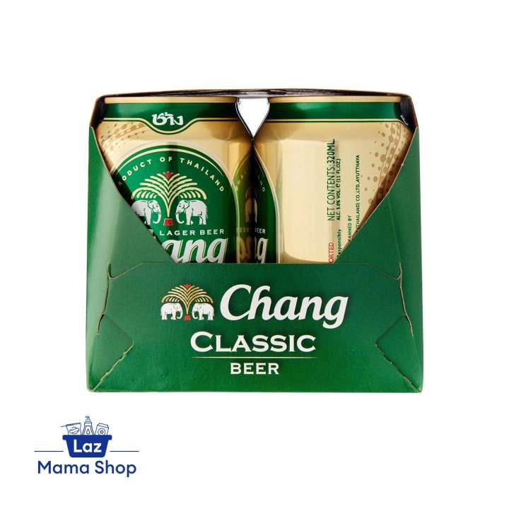 Chang Beer Can 320ML (Pack Of 6) (Laz Mama Shop) | Lazada Singapore