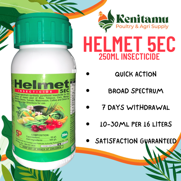 HELMET 5EC 250ML INSECTICIDE FOR PLANT CARE AND CROPS/ FAST ACTING AND ...