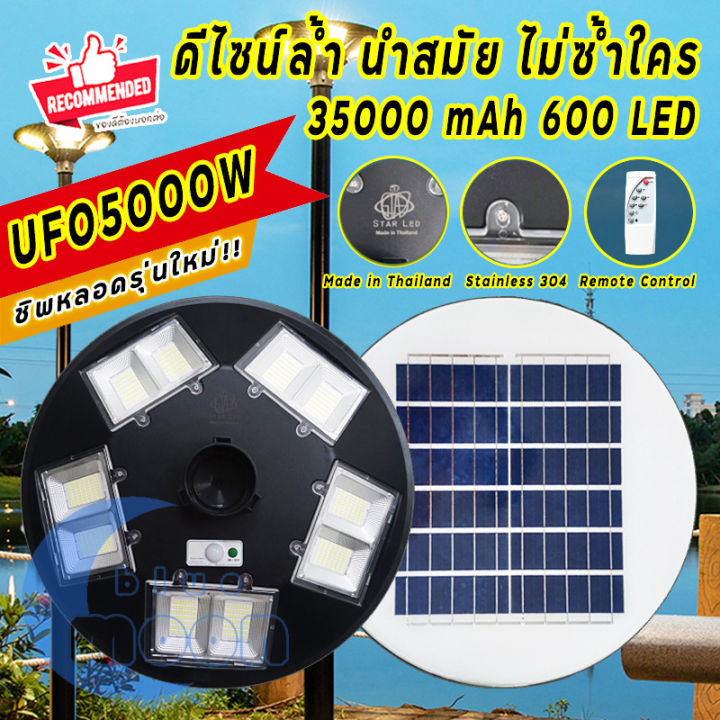 ใหม่ล่าสุด‼️ 5000W โคมถนน UFO Square Light โคมไฟถนนโซล่าเซลล์ พลังงานแสงอาทิตย์100%!!ราคาไม่รวม ...
