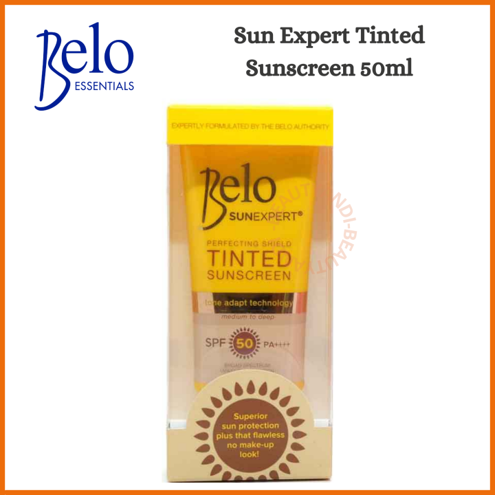 BELO Sun Expert Tinted Sunscreen 50ml - Perfecting Sheild Spf 50 ...