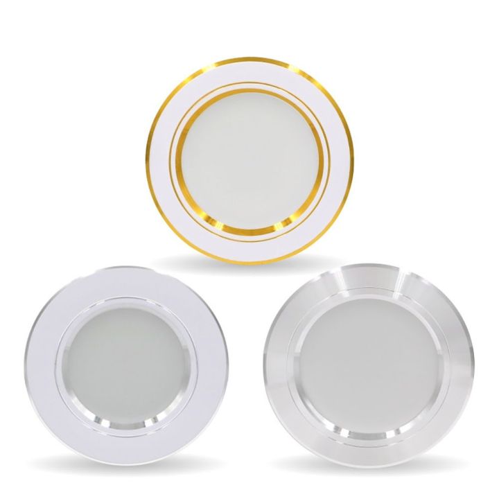 VB45D Gold/Silver/White Body 220V Led Light Indoor Round Home Led ...