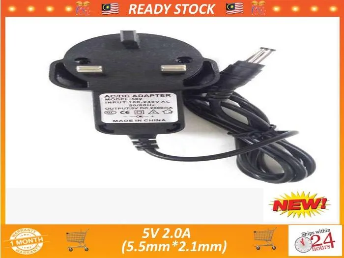 Android Box Power Adapter 5V/2A Malaysia AC Plug | Lazada