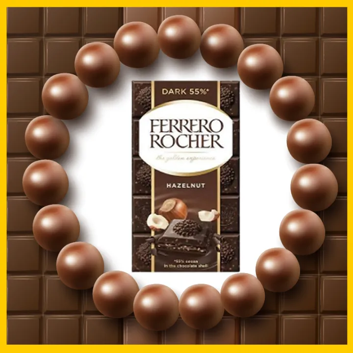FERERRO ROCHER CHOCOLATE BAR DARK 90G | Lazada