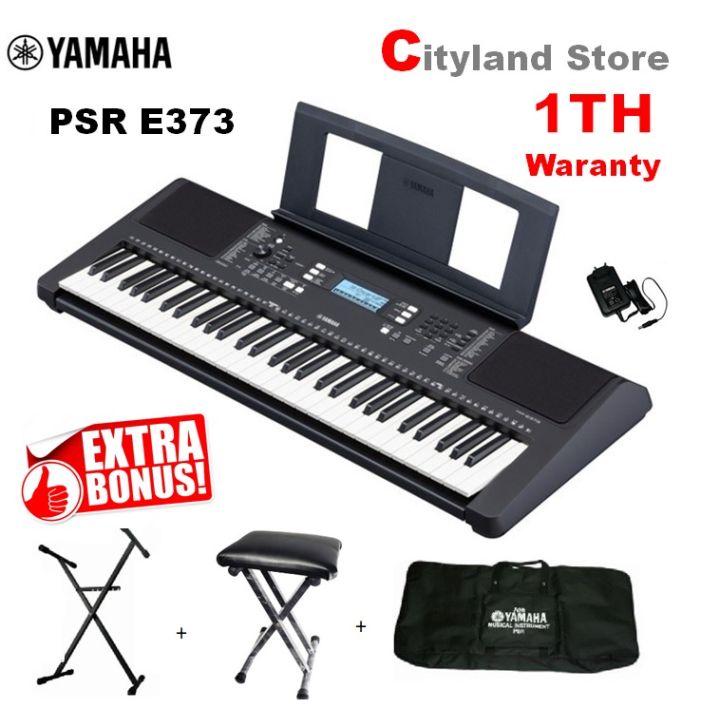 Piano Keyboard Yamaha PSR E 373 / E373 / PSRE373 Original | Lazada Indonesia
