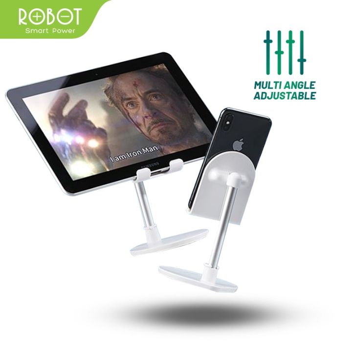 PHONE HOLDER ROBOT RT-US05 Liftable & Foldable Almunium ALLOY UNIVERSAL ...