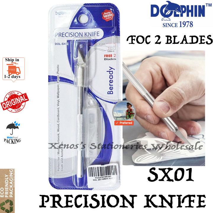 DOLPHIN DOLSX01 PRECISION KNIFE METAL ART PEN FOR CRAFT DIY DOL-SX01 ...