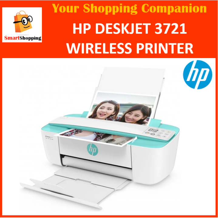HP DeskJet 3720 3723 3721 All-in-One Printer Wireless Print Scan Copy ...