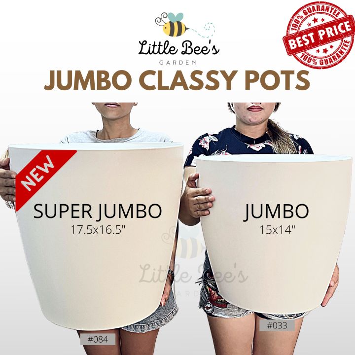 Super Jumbo Classy Minimalist Yayamanin Pots | White | Black ...