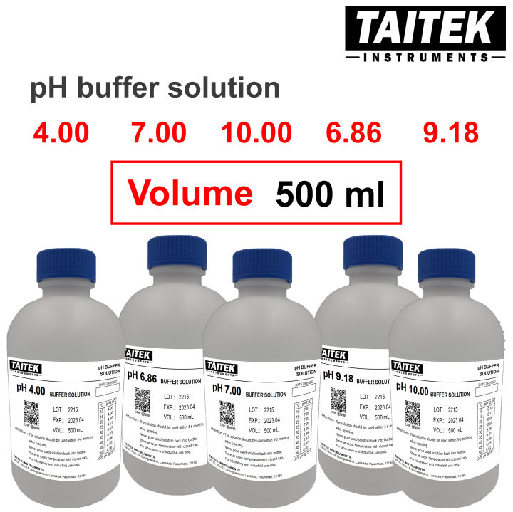 pH Buffer Solutions 4.00 6.86 7.00 9.18 10.00 Calibration Solutions for ...