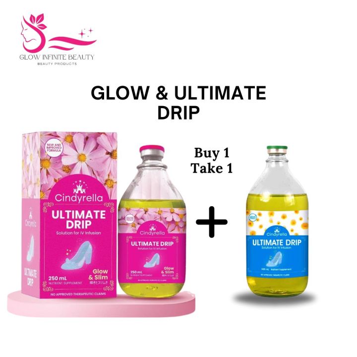GlowInfinite Cindyrella Glow & Slim Set: 250ml + 500ml Ultimate Drip ...