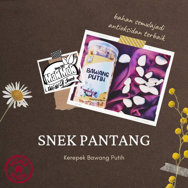 bawang putih goreng crispy | garlic flakes > makanan ringan malaysia ...