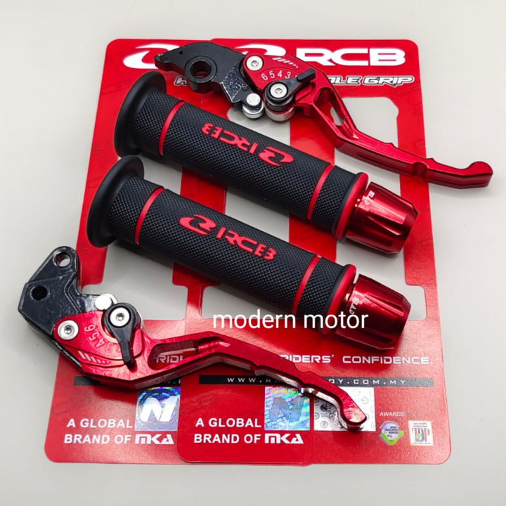 Paket 3in1Handgrip RCB Original HG55 + Jalu Stang CNC + Handle Rem ...