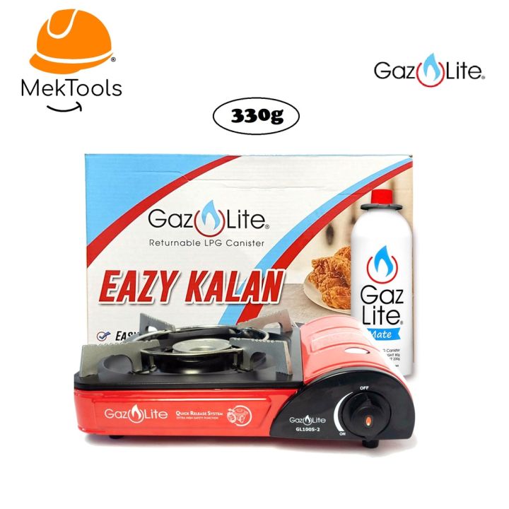 GAZLITE Eazy Kalan Returnable LPG Cylinder with FREE LPG Butane 330g ...