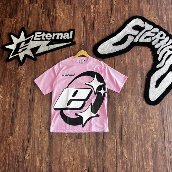Eternal Clothing "Y2K BIG LOGO" PINK TEE | Lazada PH