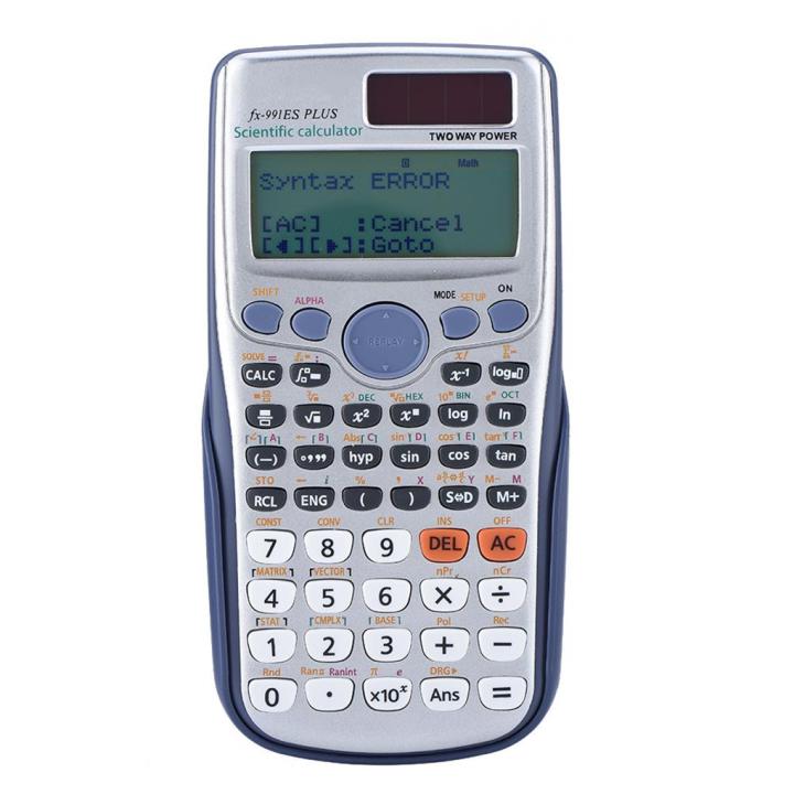 FX-991ES-PLUS Scientific Calculator with 417 Functions High School ...