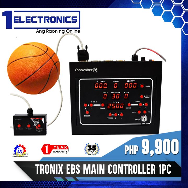 1Electronics Tronix Basketball Score Board Main Controller One (1) piece 10 x 8.5 x 4.25" Main ...