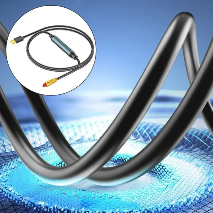 USB A to Fiber Optics Audios SPDIF Port Connection Converters Cable for ...