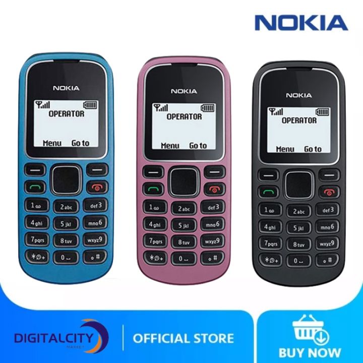 Ready Stock For Nokia 1280 Original Keypad Standby Time Long phone ...