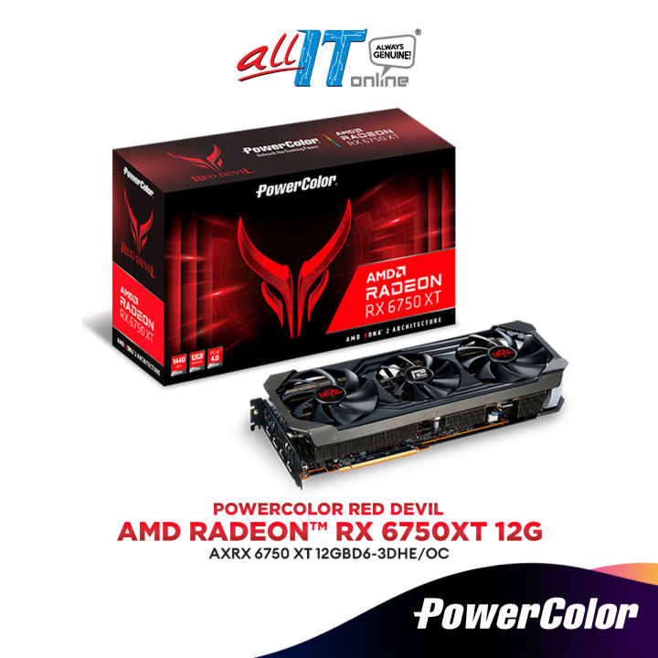PowerColor Red Devil AMD Radeon™ RX 6750 XT 12GB GDDR6 Graphics Card ...
