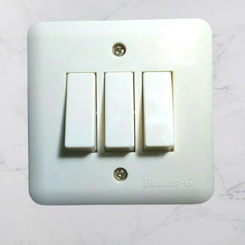 SAKLAR TRIPLE INBOW SAKLAR 3 GANG TANAM TEMBOK IB SAKLAR LISTRIK MURAH ...