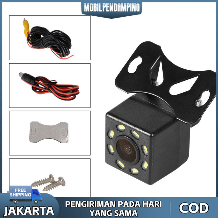 Kamera Parkir Mobil Kotak CCD Full Set 4LED/8LED/12LED Camera Mundur Kamera Mundur Universal ...