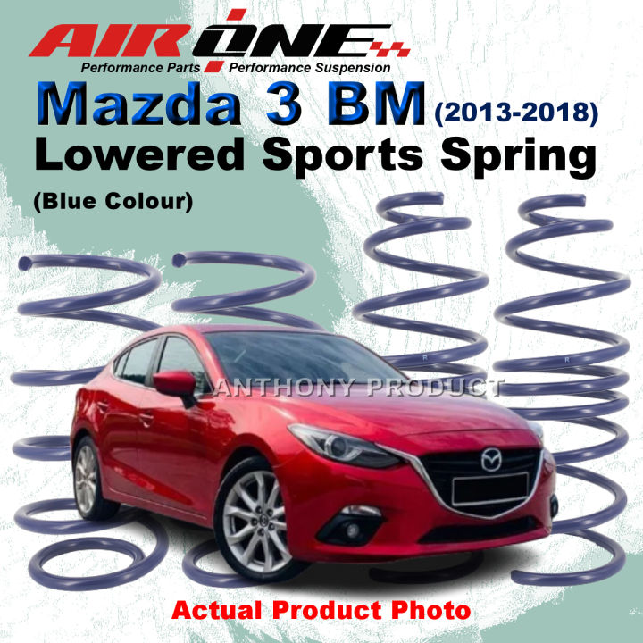 AIRONE Mazda 3 BM 2014 - 2018 Lowered Sport Coil Spring (Blue Colour ...